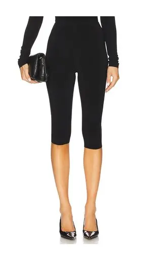 Norma Kamali Cropped Leggings