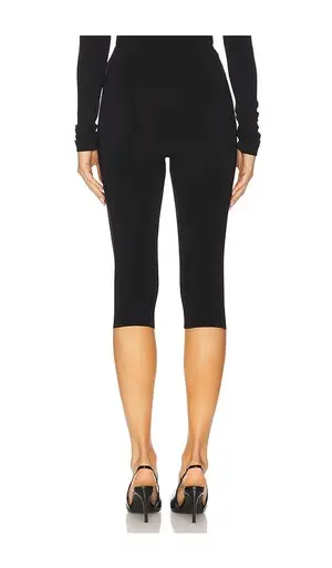 Norma Kamali Capri Legging - Black