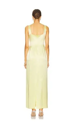 Line & Dot Limone Maxi Dress