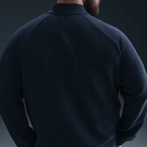 Nike 24.7 Impossiblysoft Dri-fit 1/2-zip Top - Blue