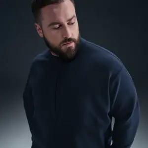 Nike 24.7 Impossiblysoft Dri-fit 1/2-zip Top - Blue