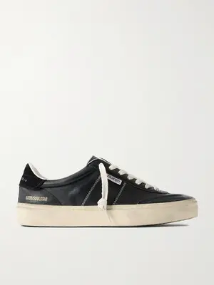 Men's Black Brand Sneakers