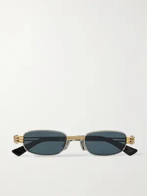 Bottega Veneta Round-frame Sunglasses - Silver