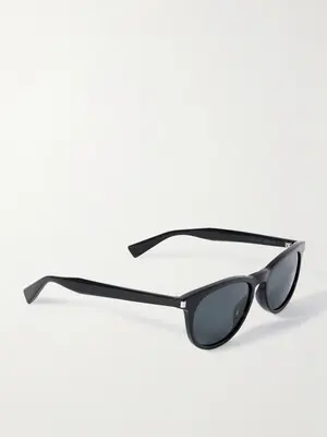 Saint Laurent Round-frame Recycled-acetate Sunglasses