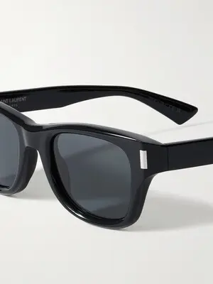 Saint Laurent Square-frame Sunglasses - Black