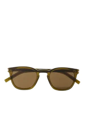 Saint Laurent D-frame Sunglasses - Brown