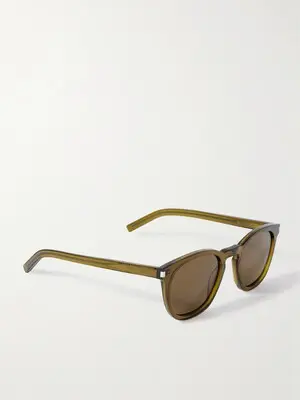 Saint Laurent D-frame Sunglasses - Green