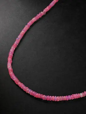Jia Jia Mini Opal Beaded Necklace - Pink
