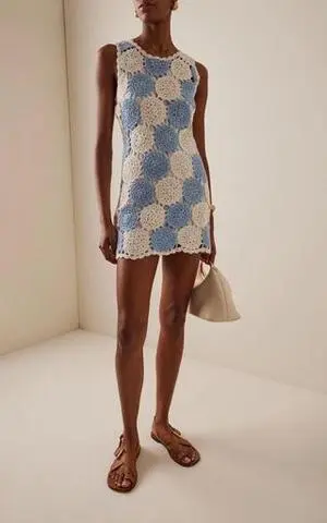 ALL THAT REMAINS Lola Crochet Mini Dress