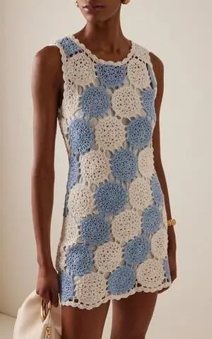 ALL THAT REMAINS Lola Crochet Mini Dress