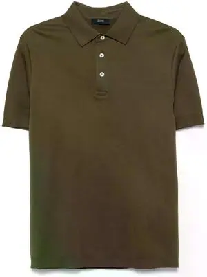 Herno Knitted Polo Shirt - Green