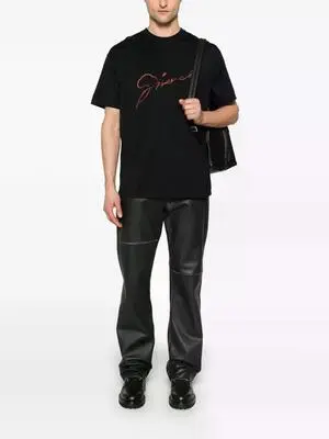 Givenchy Snake-print Cotton T-shirt - Black