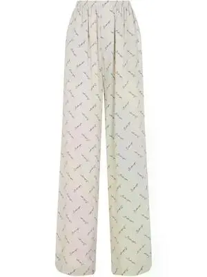 Balenciaga Printed Palazzo Pants