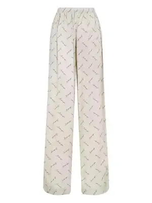 Balenciaga Printed Palazzo Pants
