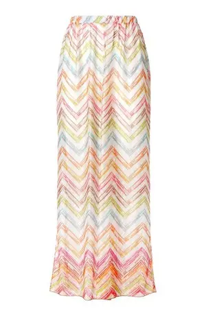 Missoni Printed Tulle Cover-up Palazzo Trousers