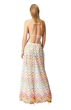 Missoni Printed Tulle Cover-up Palazzo Trousers