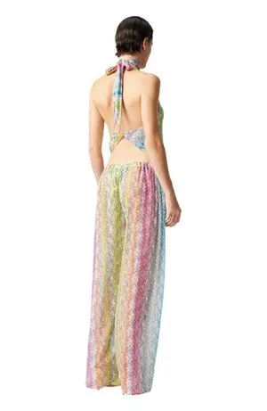 Missoni Printed Cotton And Silk-blend Trousers