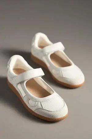 SILENT D Samantha Ballet Sneakers - White
