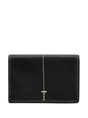 TOD'S Leather Card Holder - Black