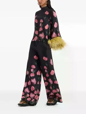 La DoubleJ Floral-print Palazzo Pants