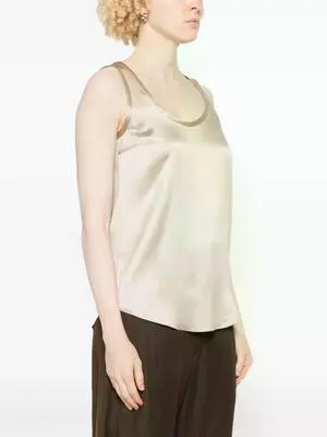 Brunello Cucinelli Satin Top