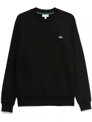 Lacoste Cotton Sweatshirt - Black
