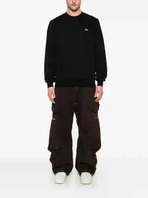 Lacoste Cotton Sweatshirt - Black