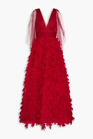Marchesa Paneled Dresses