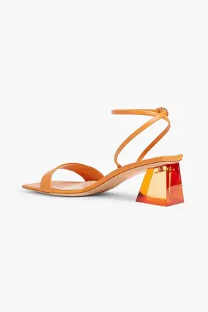GIANVITO ROSSI Cosmic Leather Sandals