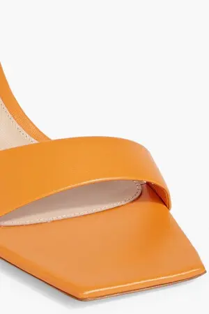 GIANVITO ROSSI Cosmic Leather Sandals