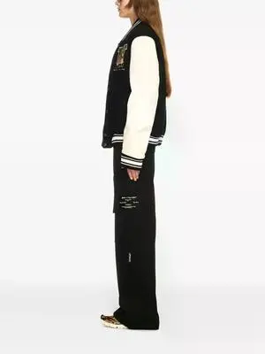 Off-White Floral-embroidered Bomber Jacket