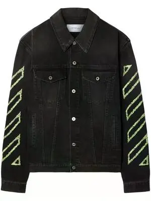 Off-White Arrow Outline Denim Jacket