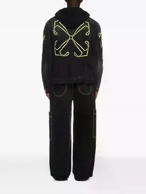 Off-White Arrow Outline Denim Jacket