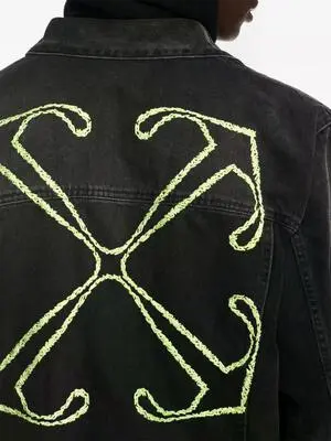 Off-White Arrow Outline Denim Jacket