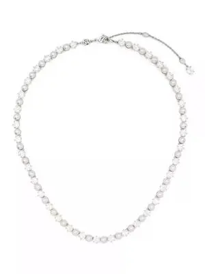SWAROVSKI Matrix Tennis Necklace - Silver