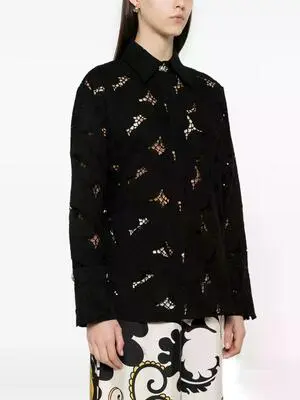 GENNY Floral-embroidered Shirt