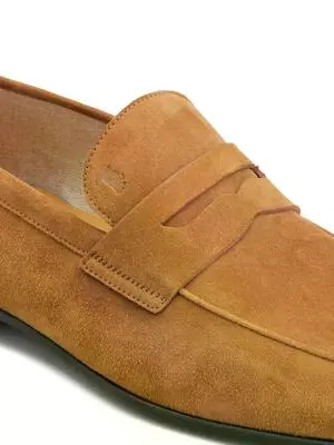 TOD'S Suede Loafers - Brown