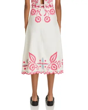 Sea Eevi Embroidered Skirt