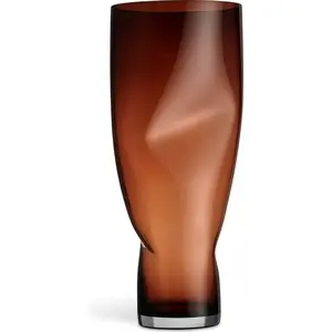 ORREFORS Squeeze Extra Large Vase - Brown