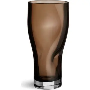 ORREFORS Squeeze Small Vase - Brown