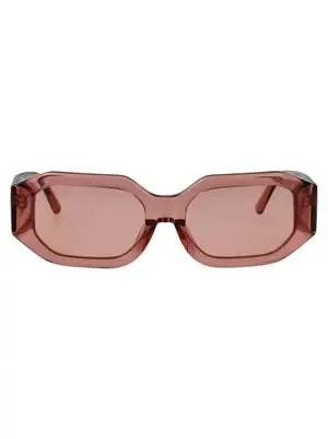 Attico BLAKE Sunglasses Peach/silver/peach