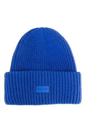 Gigi Pip Gigi Pip Merino Wool Chunky Ribbed Beanie Alpine Blue