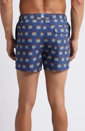 ORIGINAL PENGUIN Print Swim Trunks