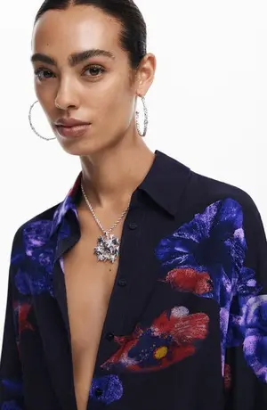 Desigual Ocasa Floral Button-up Shirt