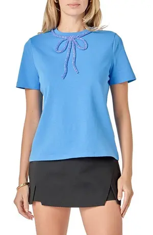 English Factory Button Up T-shirts For Women