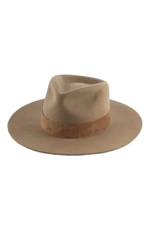 Gigi Pip Miller Fedora Hat - Brown