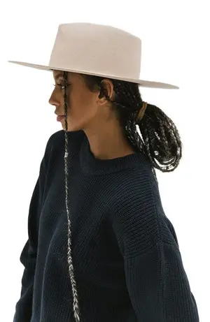 Gigi Pip Dakota Wide Brim Felt Hat - Cream