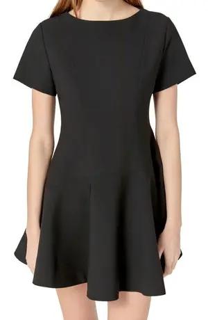 English Factory Flare Mini Dress