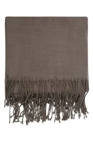 ETTITUDE Clean Lyocell Throw Blanket - Graphite
