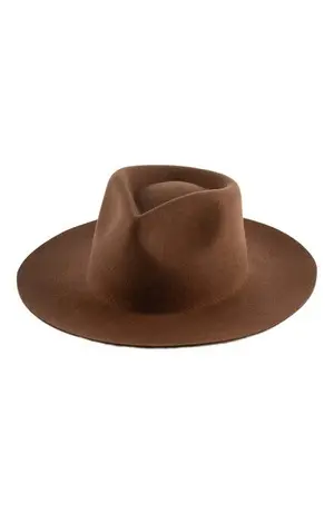 Gigi Pip Zephyr Rancher Hat - Dark Oak